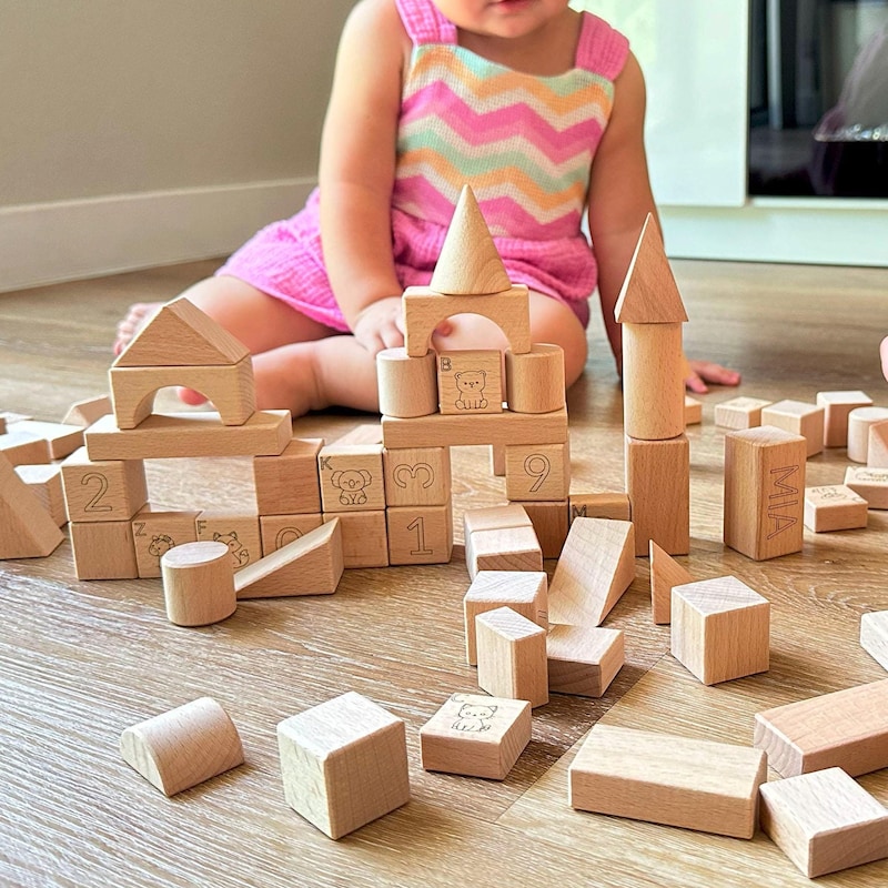 Wood Toy Blocks - Etsy