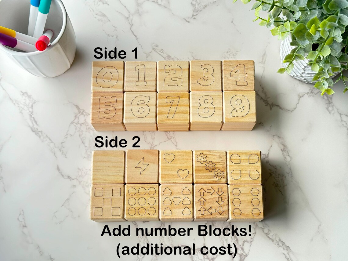 Baby Shower ABC Blocks Activity DIY Alphabet Block Decorating Game for ...