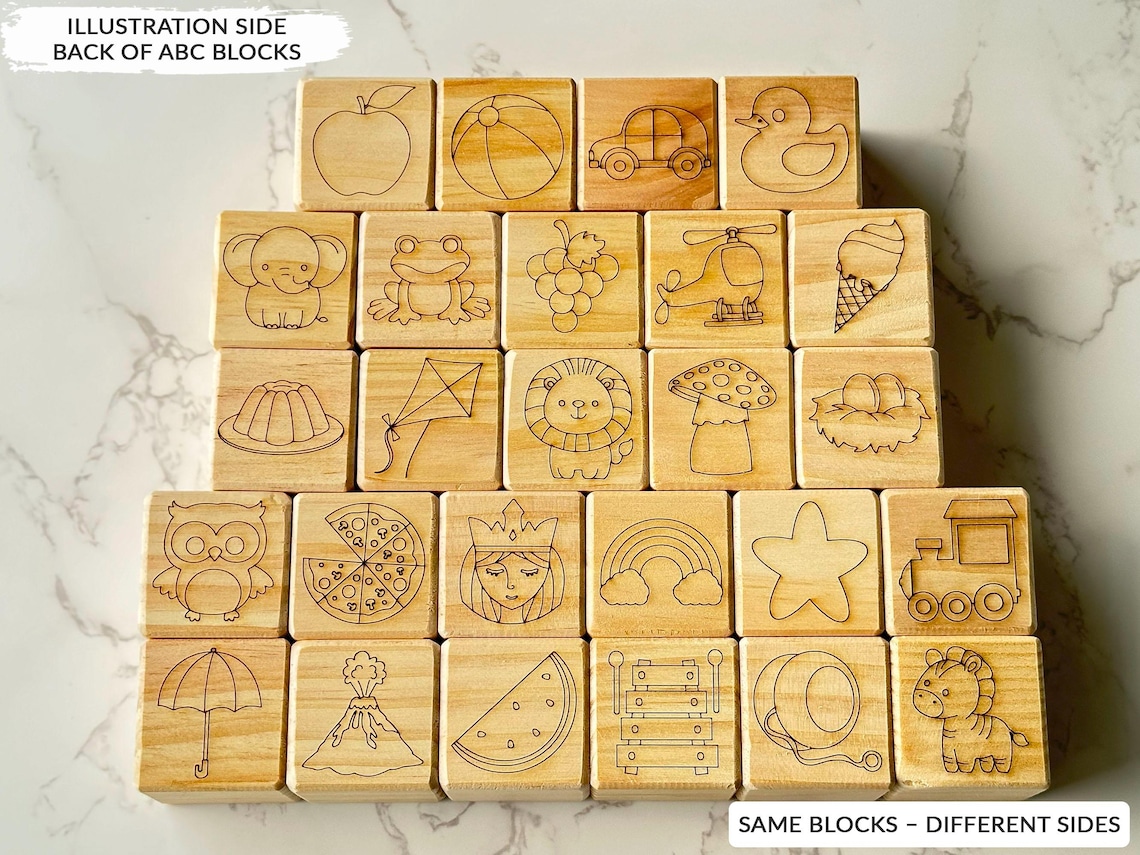 Baby Shower ABC Blocks Activity - DIY Alphabet Block Decorating Game ...