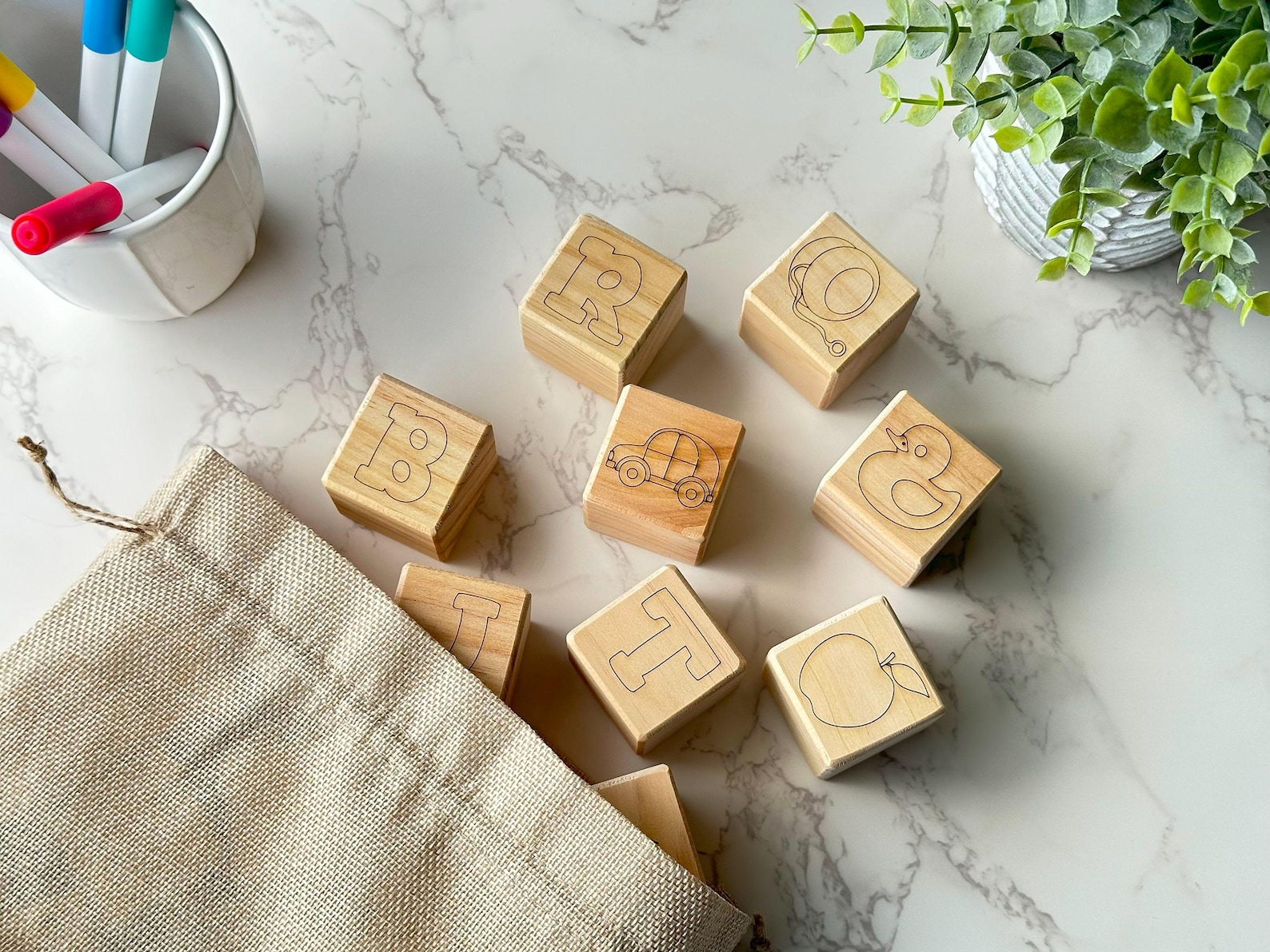 Baby Shower ABC Blocks Activity - DIY Alphabet Block Decorating Game ...