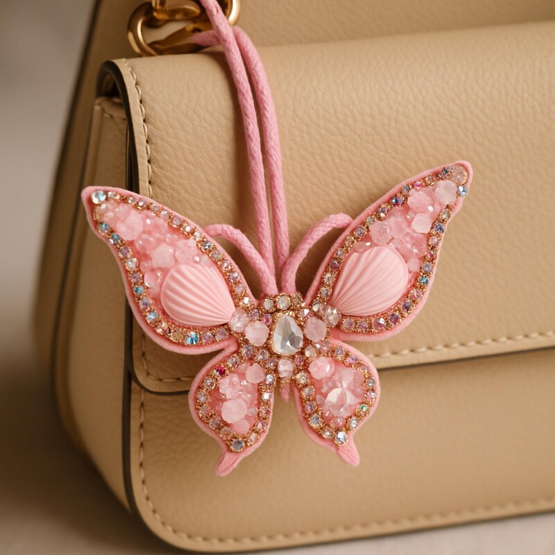 Cute Butterfly Bag Pendant - Etsy