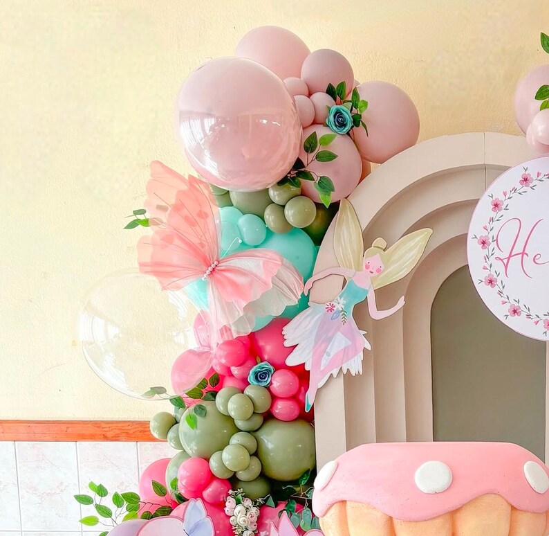 Fairy Tale Balloon Garland Kit Custom Pastel & Jewel Tones-blush Pink ...