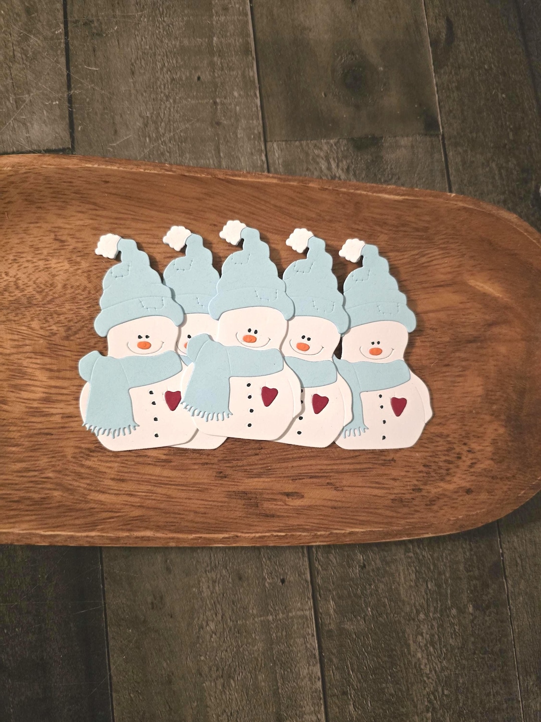 Light Blue Snowman Die Cuts, Tags (set of 12 - Etsy