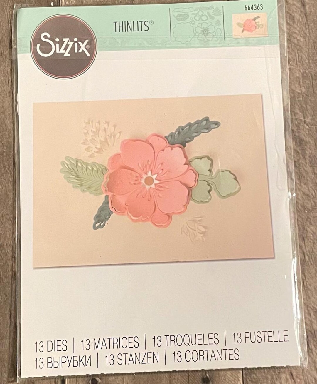 Sizzix Thinlits Peony Pop-up Cutting Die, Die Cuts, Flower Cutting Die, DIY Card Making ...
