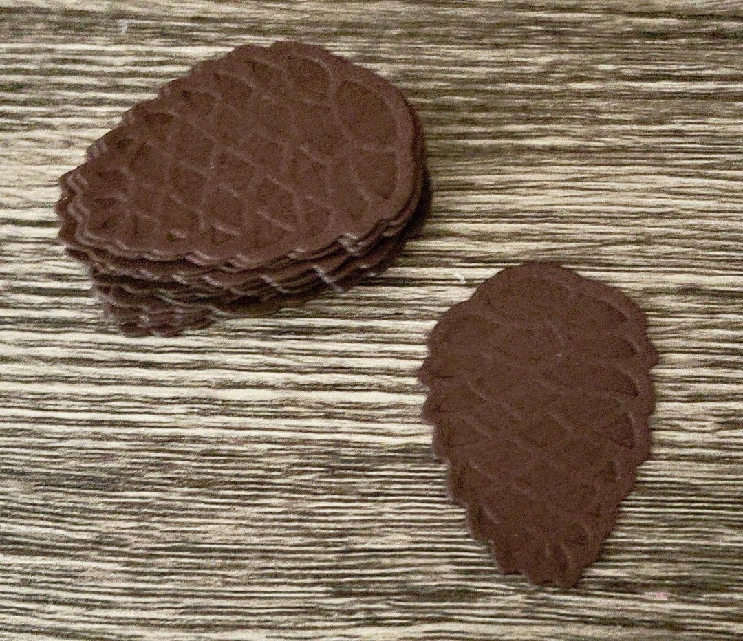 Embossed Brown Pine Cone Die Cuts, Winter Card Making (set of 25) - Etsy