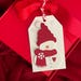 Snowman Christmas Gift Tags, 3D Holiday Favor Tags, Set of 5 - Etsy