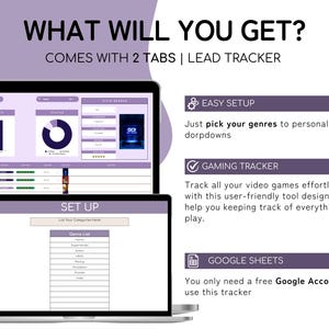 Gaming Tracker Google Sheets | Simple Video Game Tracker Spreadsheet ...