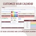 Yearly Planner Google Sheets Template | Daily Checklist | Instant ...