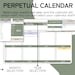 Monthly Calendar Spreadsheet Google Sheets | Daily Schedule | Color ...