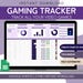Gaming Tracker Google Sheets | Simple Video Game Tracker Spreadsheet ...