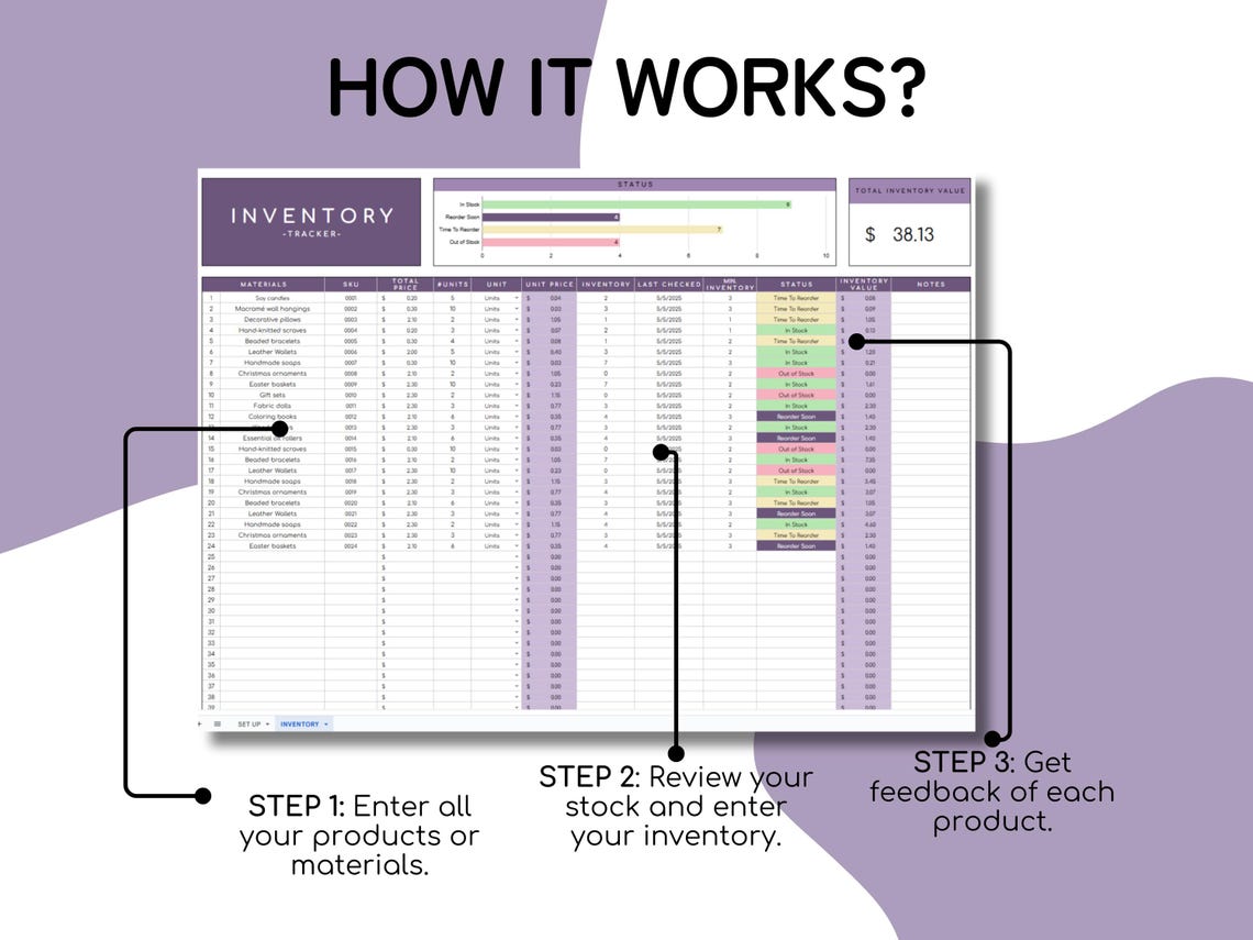 Inventory Tracker for Google Sheets | Small Business Inventory ...