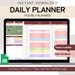 Daily Planner Google Sheets | Hourly Planner | Daily Schedule Google ...