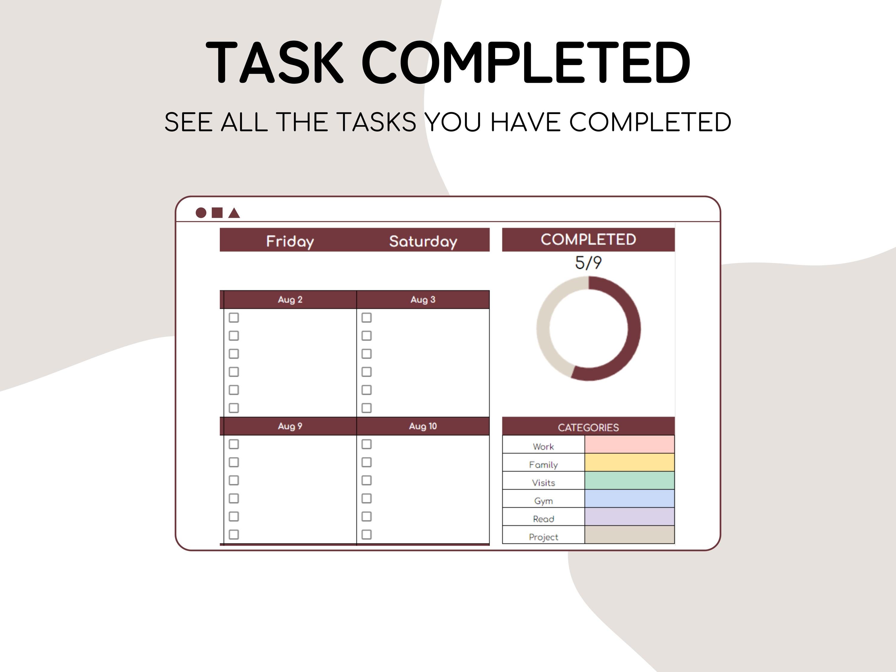 Monthly Calendar Spreadsheet Google Sheets | Google Sheets Daily ...