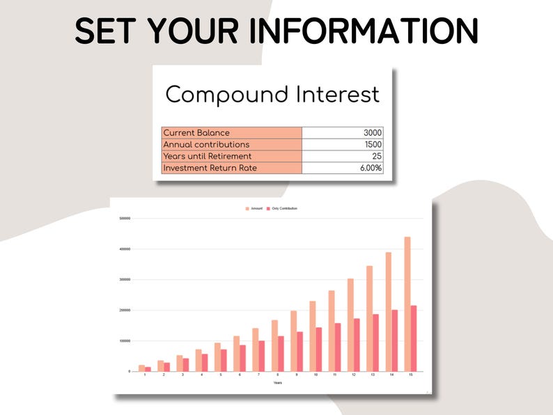 Compound Interest Calculator Google Sheets | Financial Calculator ...