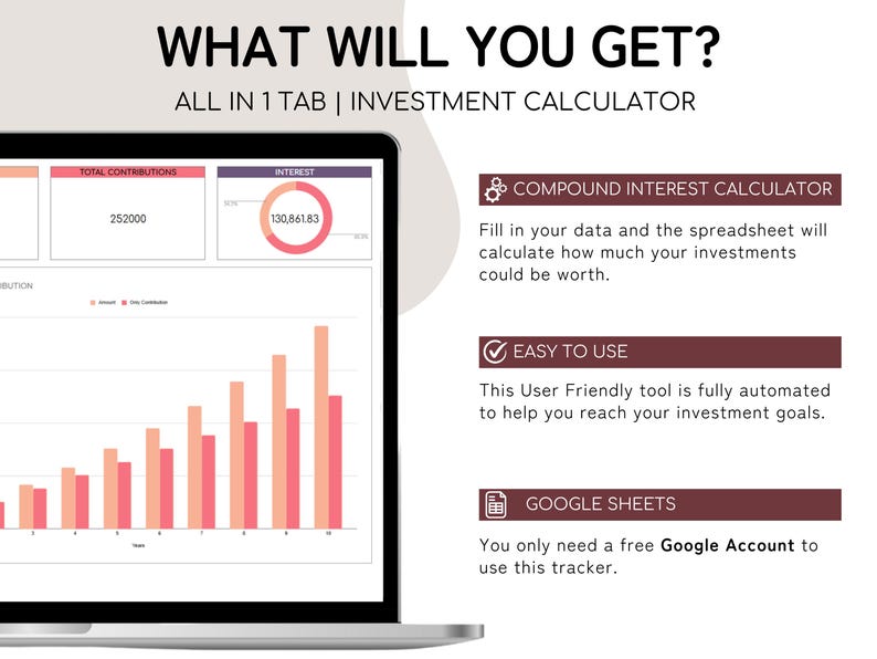 Compound Interest Calculator Google Sheets | Financial Calculator ...