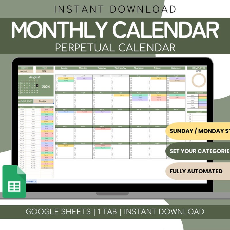 Teacher Checklist Excel - Etsy