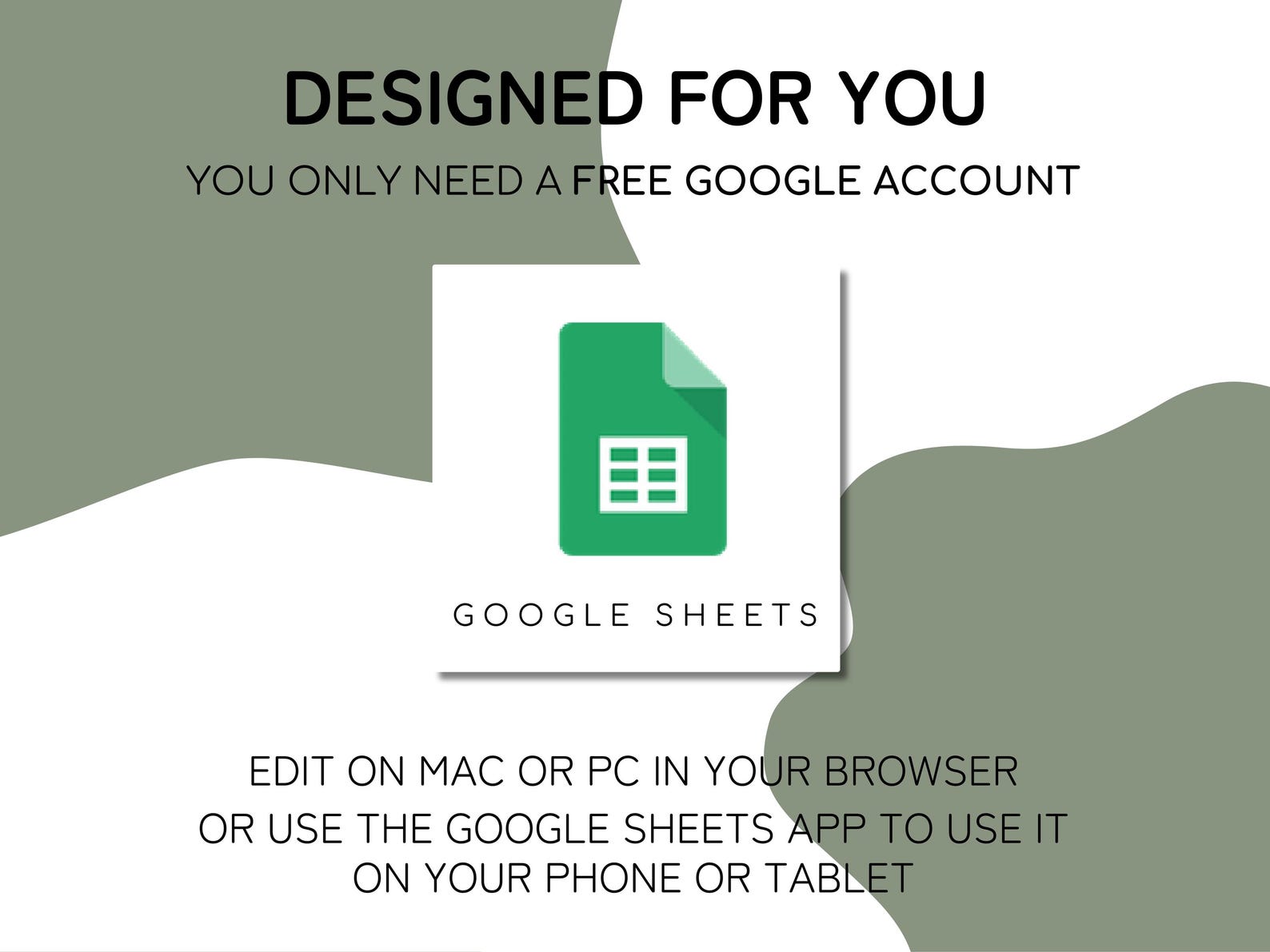Monthly Calendar Spreadsheet Google Sheets | Daily Schedule | Color ...
