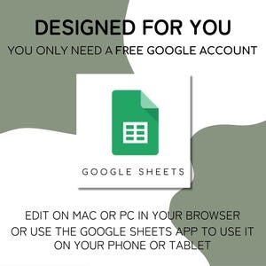 Monthly Calendar Spreadsheet Google Sheets | Daily Schedule | Color ...