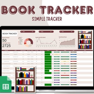 Book Tracker Spreadsheet Google Sheets | Reading Tracker Spreadsheet ...