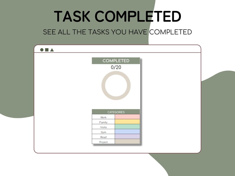 Monthly Calendar Spreadsheet Google Sheets | Daily Schedule | Color ...