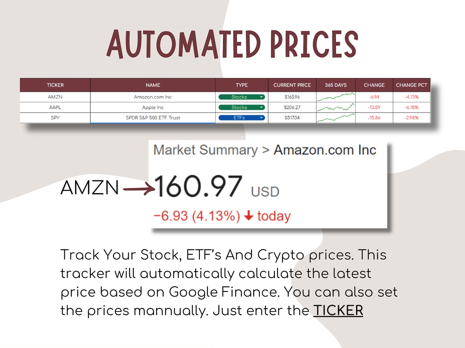 Investment Tracker for Google Sheets | Stock Portfolio for Google ...