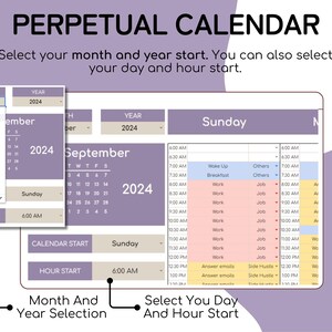 Daily Schedule Spreadsheet | Weekly Schedule Google Sheets | Google ...