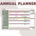 Yearly Planner Google Sheets Template | Daily Checklist | Instant ...