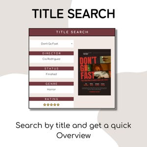 Movies & Series Tracker for Google Sheets | Series Planner With Review ...