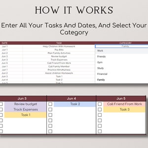 Monthly Calendar Spreadsheet Google Sheets to Do List Daily Schedule ...