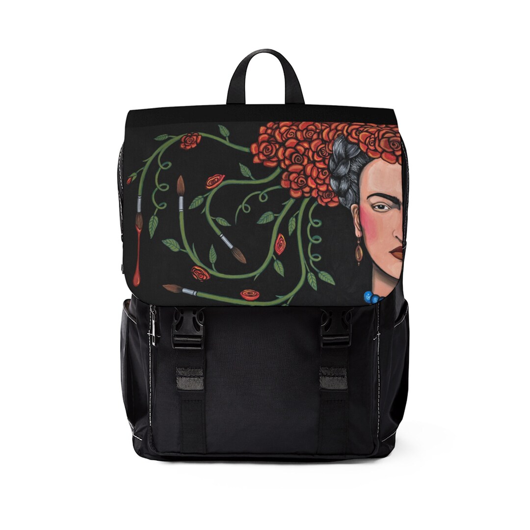 Frida's Crown Unisex Casual Shoulder Backpack - Etsy