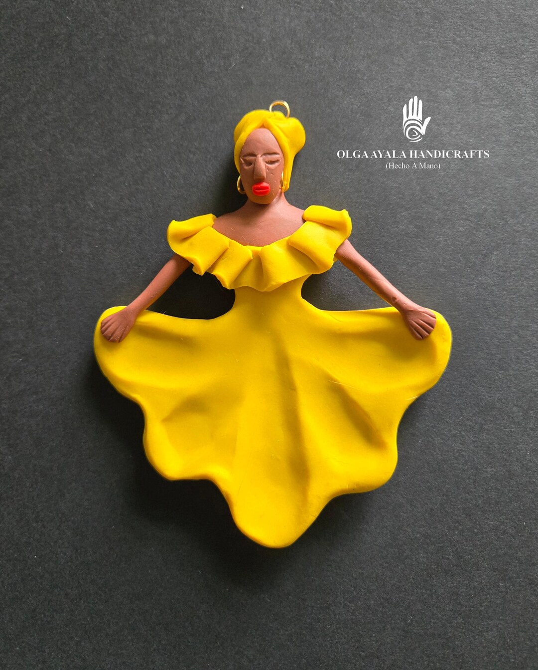 Bomba Dancer Ornament Yellow - Etsy