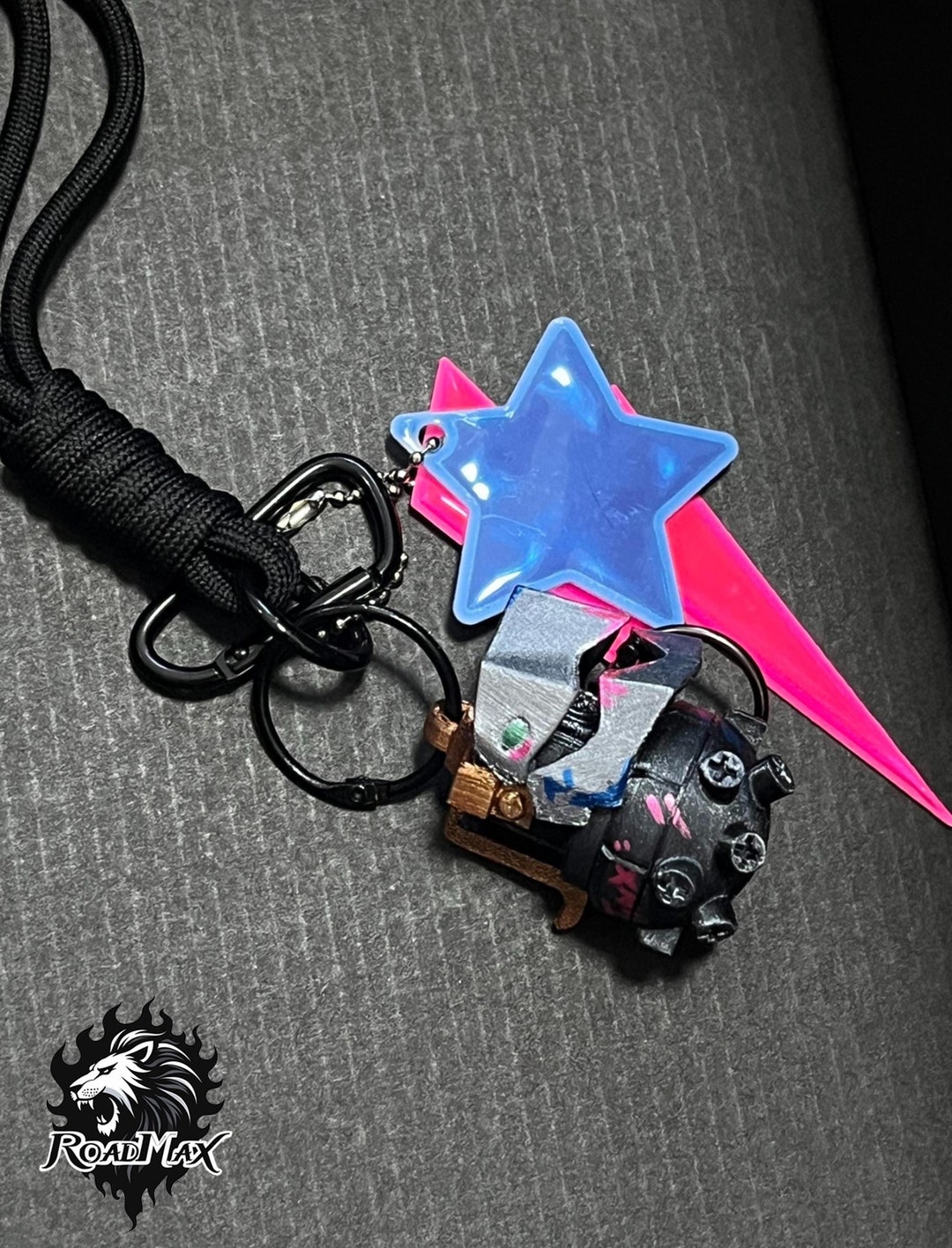 Arcane Jinx Flame Chomper Grenade Keychain,jinx Collectible Keychain ...