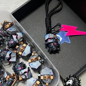 Arcane Jinx Flame Chomper Grenade Keychain,jinx Collectible Keychain ...