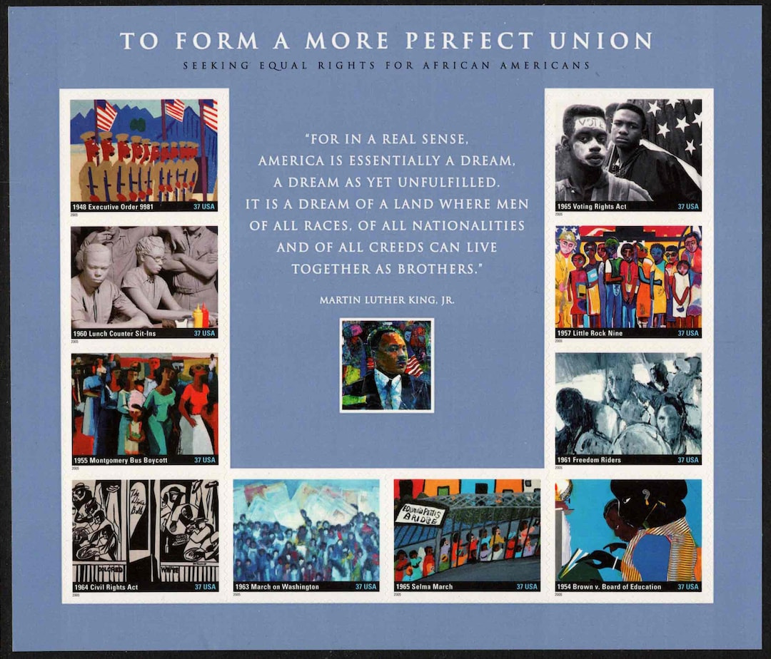 US to Form a More Perfect Union Pane of Ten Unused 37 Cent Stamps - Etsy