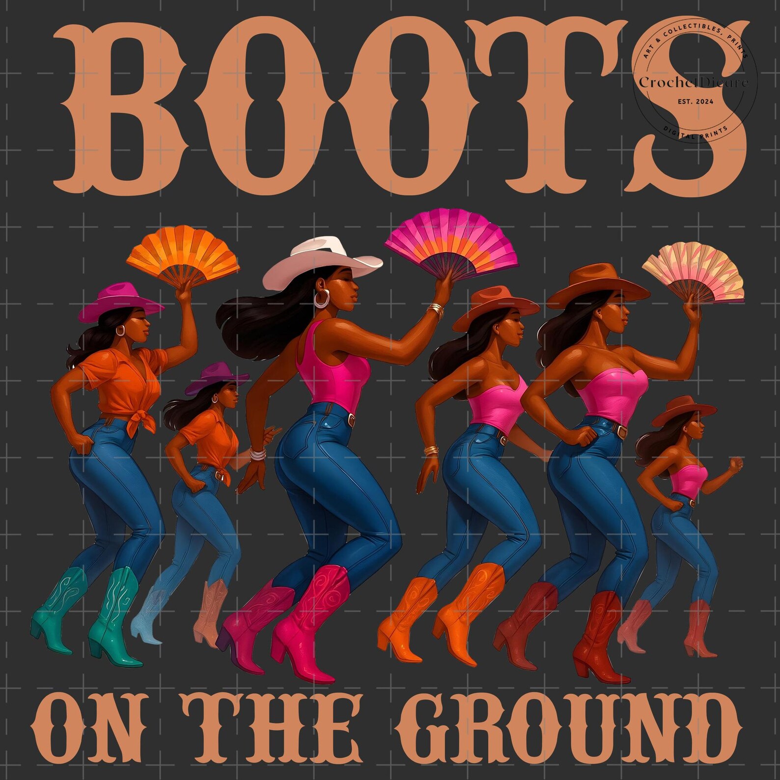 Bundle Boots on the Ground PNG, Line Dance Southern Soul Blues Rnb ...