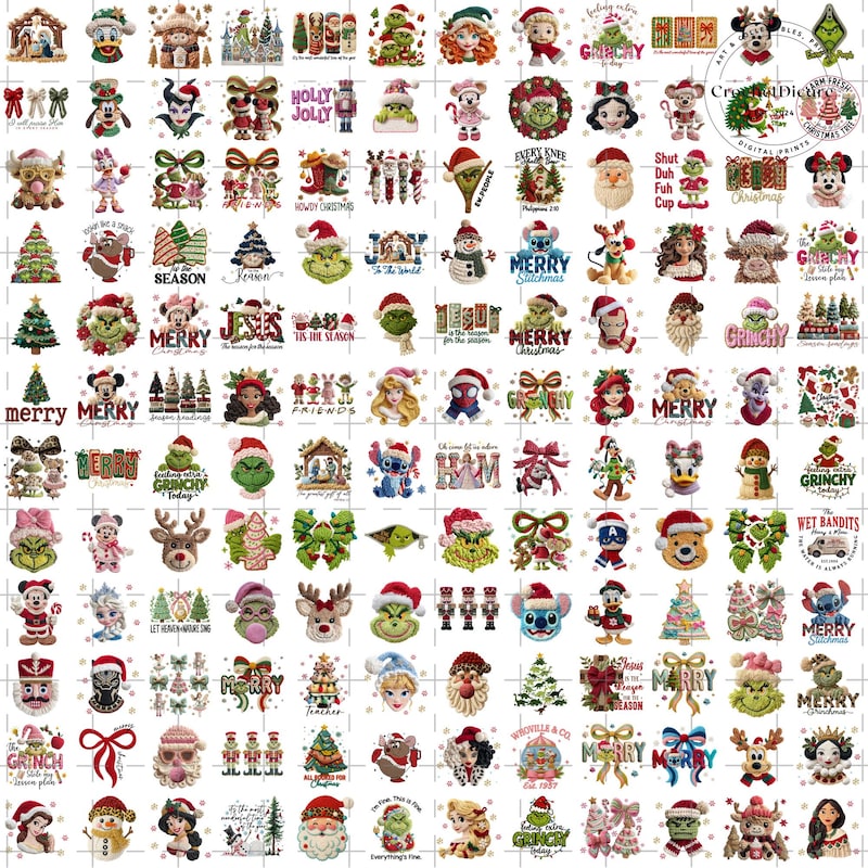 Yarn Christmas Png Bundle - Etsy