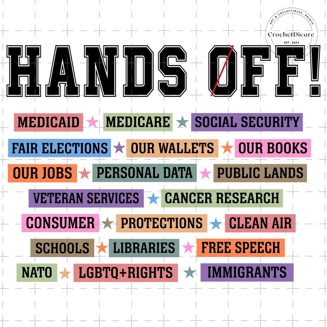 Hands off Protest SVG, Anti Trump Svg, Political Activism Svg, Save ...