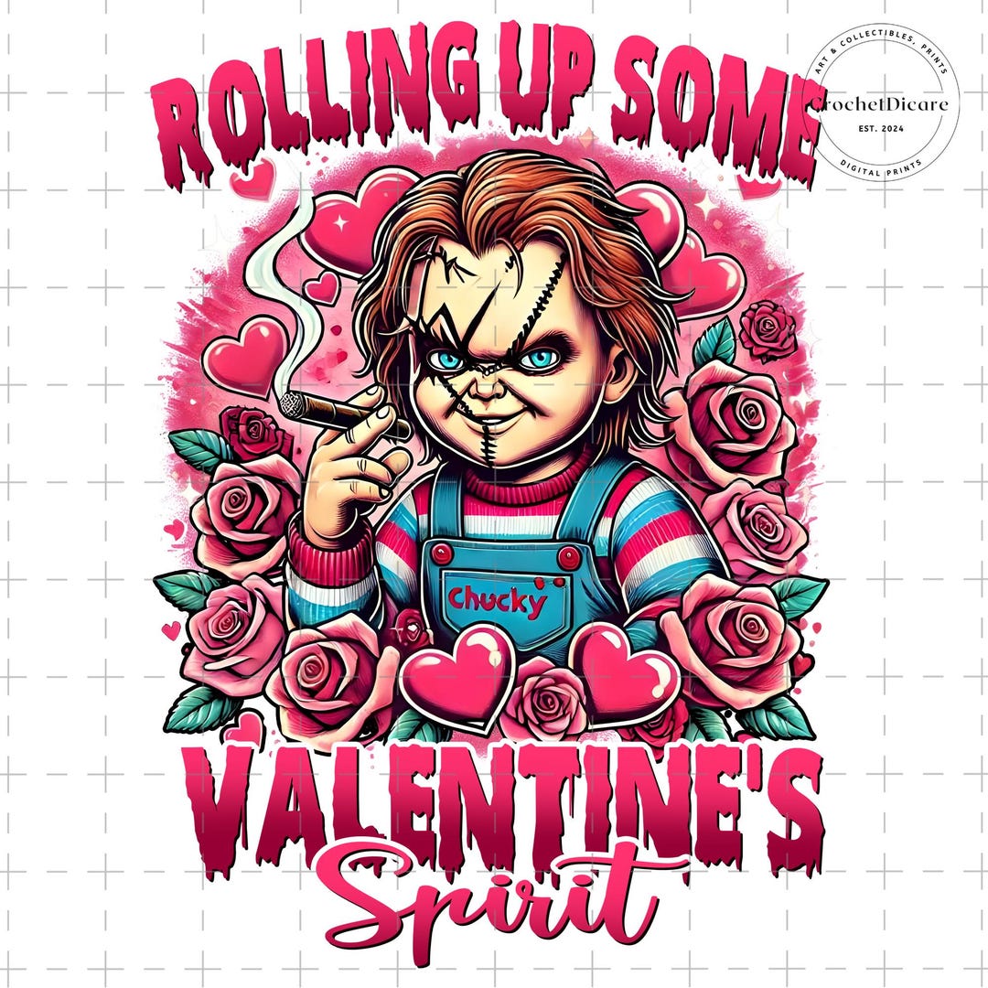 Rolling up Some Valentine's Spirit Png, Horror Killer Valentine Png ...