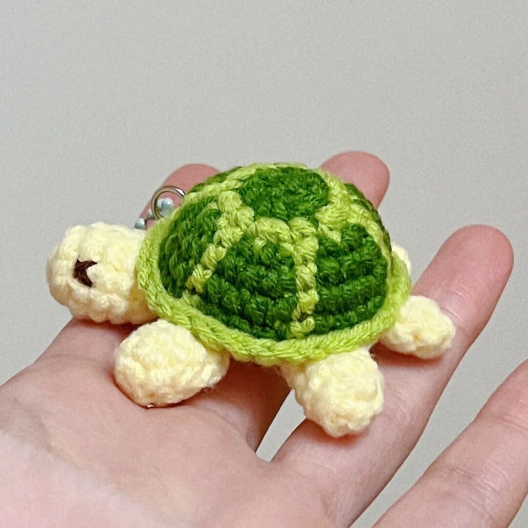 Mini Turtle Crochet Pattern, Mini Turtle Keychain, Handmade Mnini ...