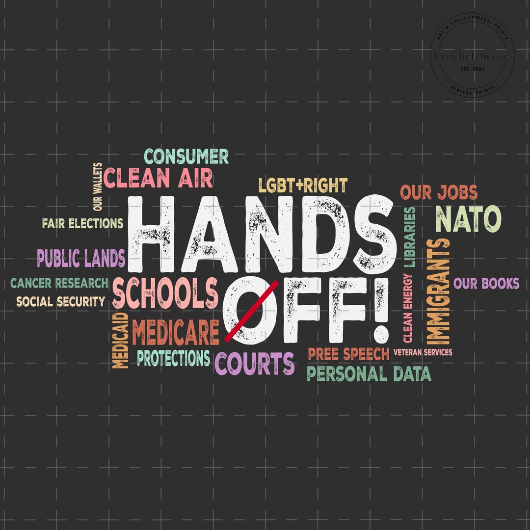 Hands off Protest SVG, Anti Trump Svg, Save Public Lands Medicare ...