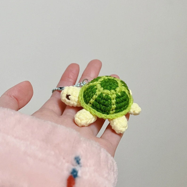 Mini Turtle Crochet Pattern, Mini Turtle Keychain, Handmade Mnini ...