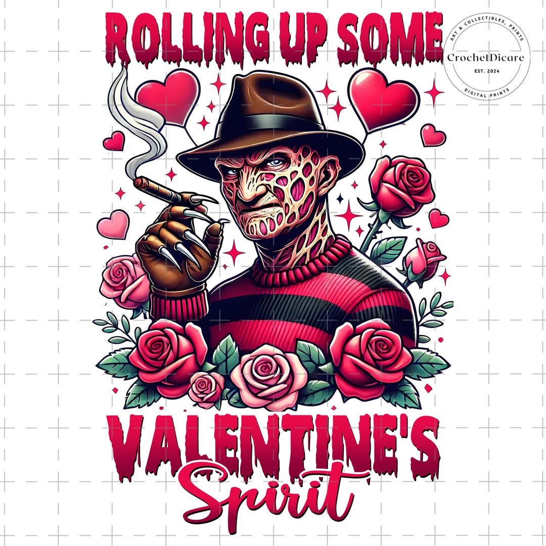 Rolling up Some Valentine's Spirit Png, Horror Killer Valentine Png ...