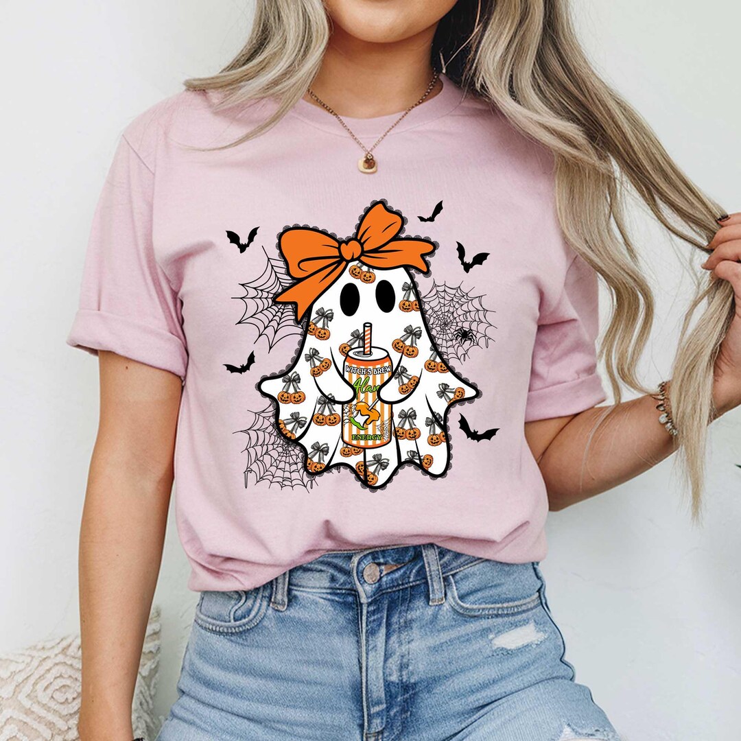 Personalized Halloween Ghost Soda PNG, Witch’s Brew Ghost Clipart ...