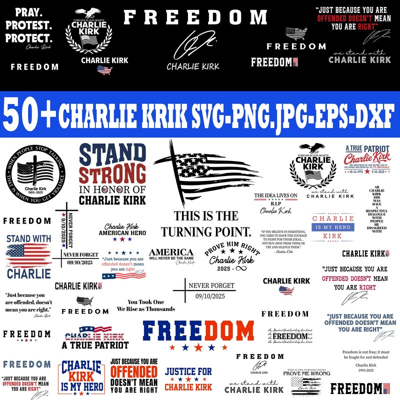 Charlie Kirk Rhetoric - Etsy Canada