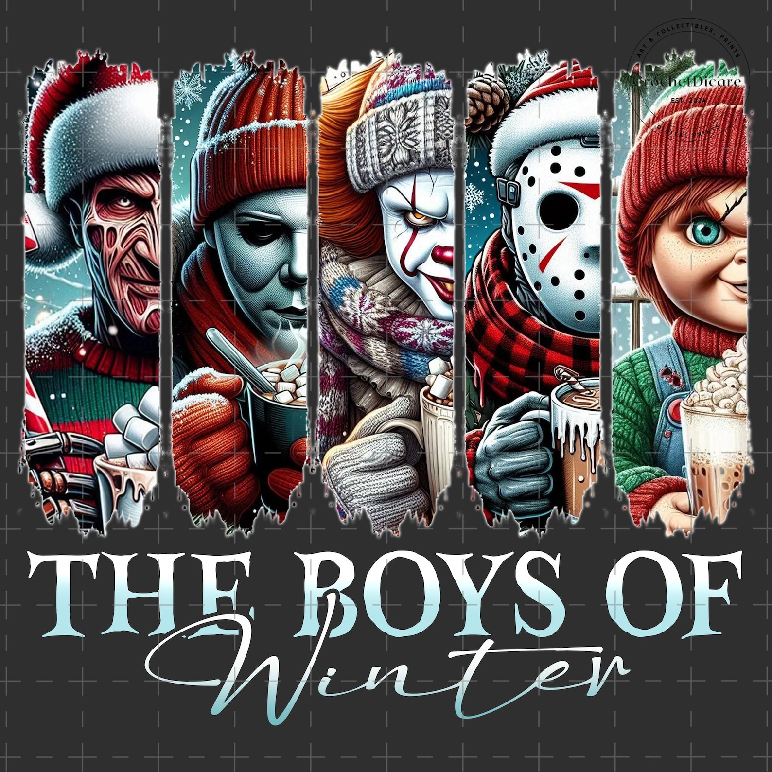 The Boys of Winter Png, Christmas Movie Characters Png, Merry Creepmas ...