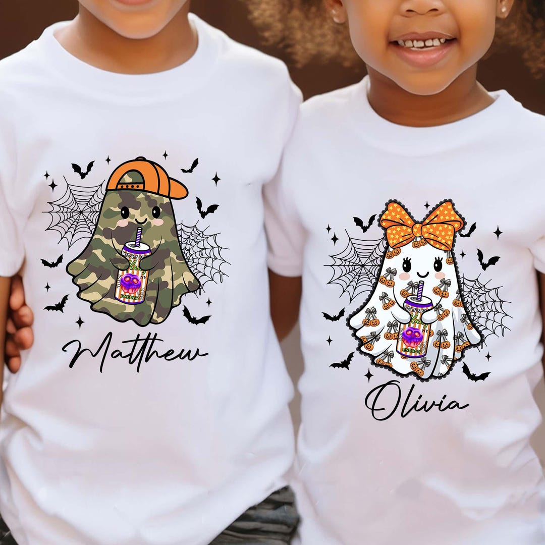 Personalized Halloween Ghost Soda PNG, Witch’s Brew Ghost Clipart ...