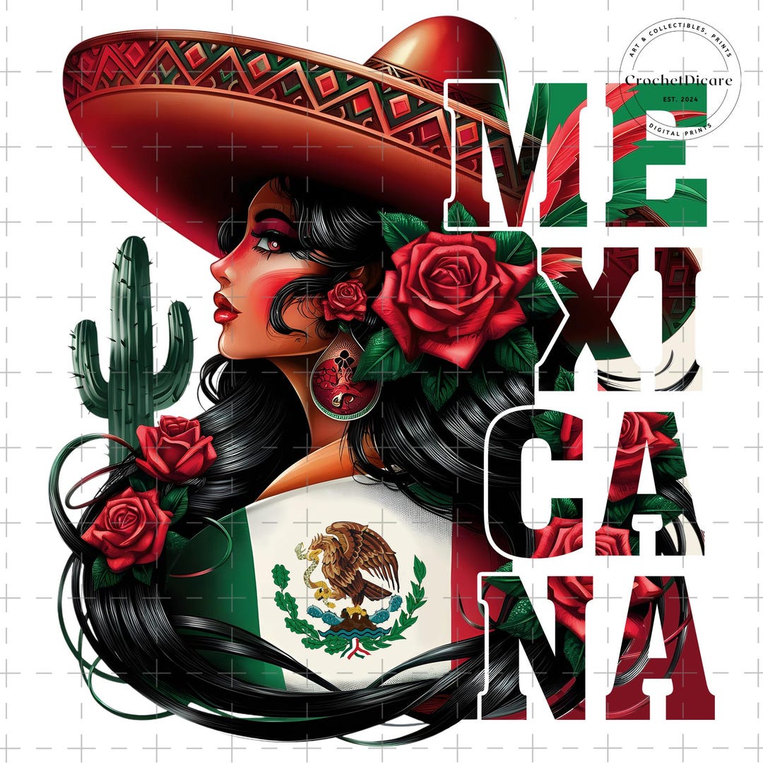 Latina Woman Wearing Sombrero Hat Png, Mexican Lady Png Clipart ...
