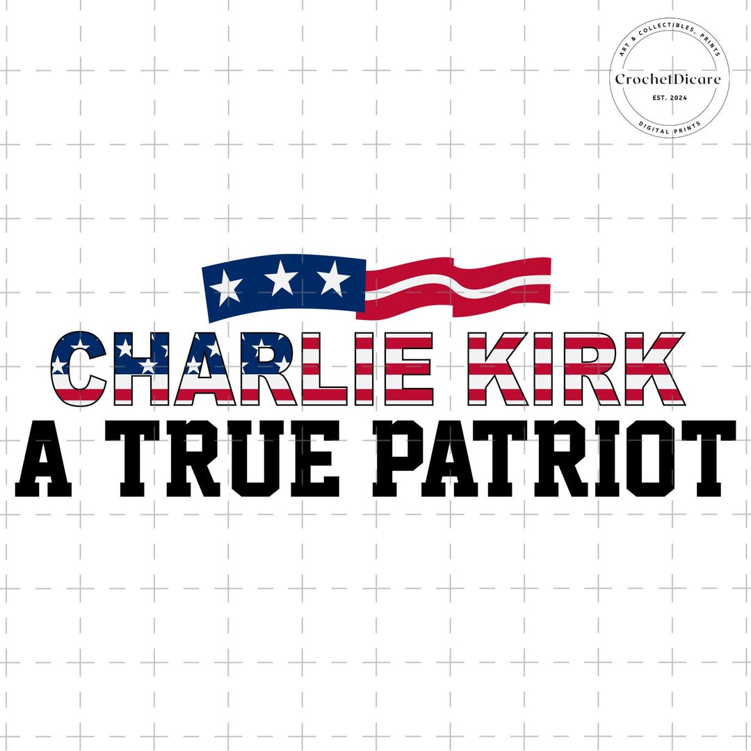 A True Patriot Charlie Kirk Svg Png, Free Speech Conservative Svg ...
