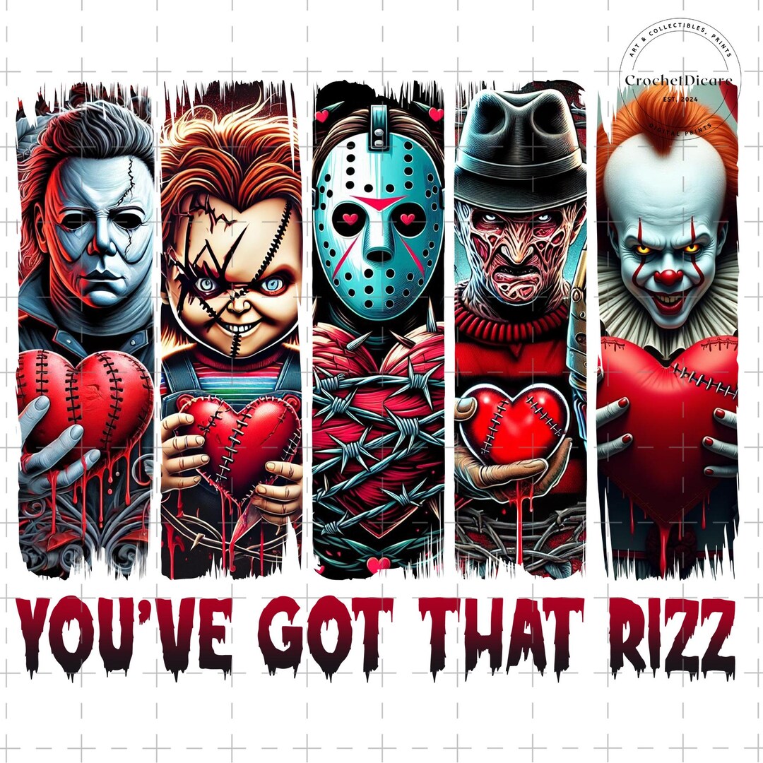 You've Got That Rizz Png, Horror Valentine Coquette, Trend Horror ...