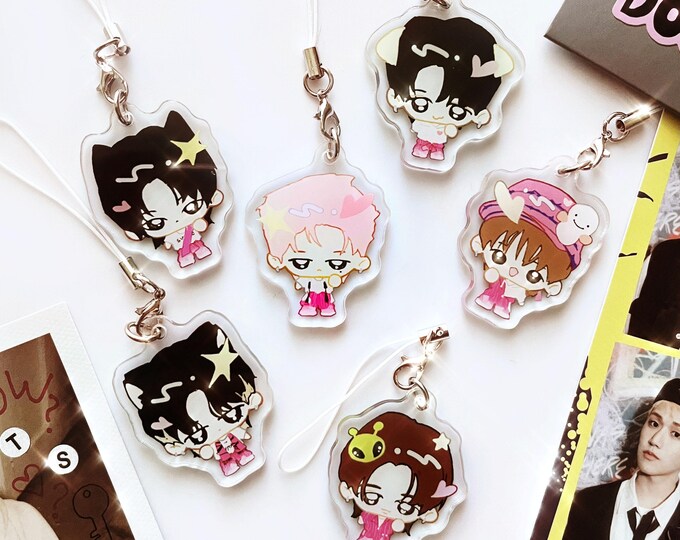 BOYNEXTDOOR BND Member X ONEDOOR Kpop Lightstick Charm Accessory Phone Charm Key Chain - Etsy